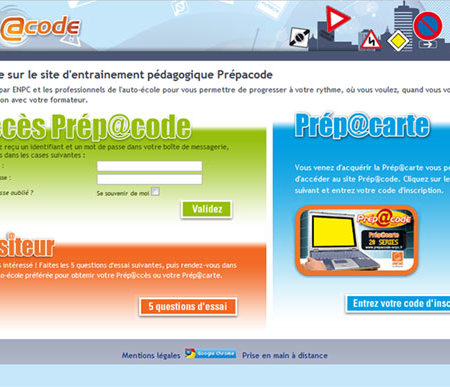 Code en ligne: apprendre ou réviser le code de la route.